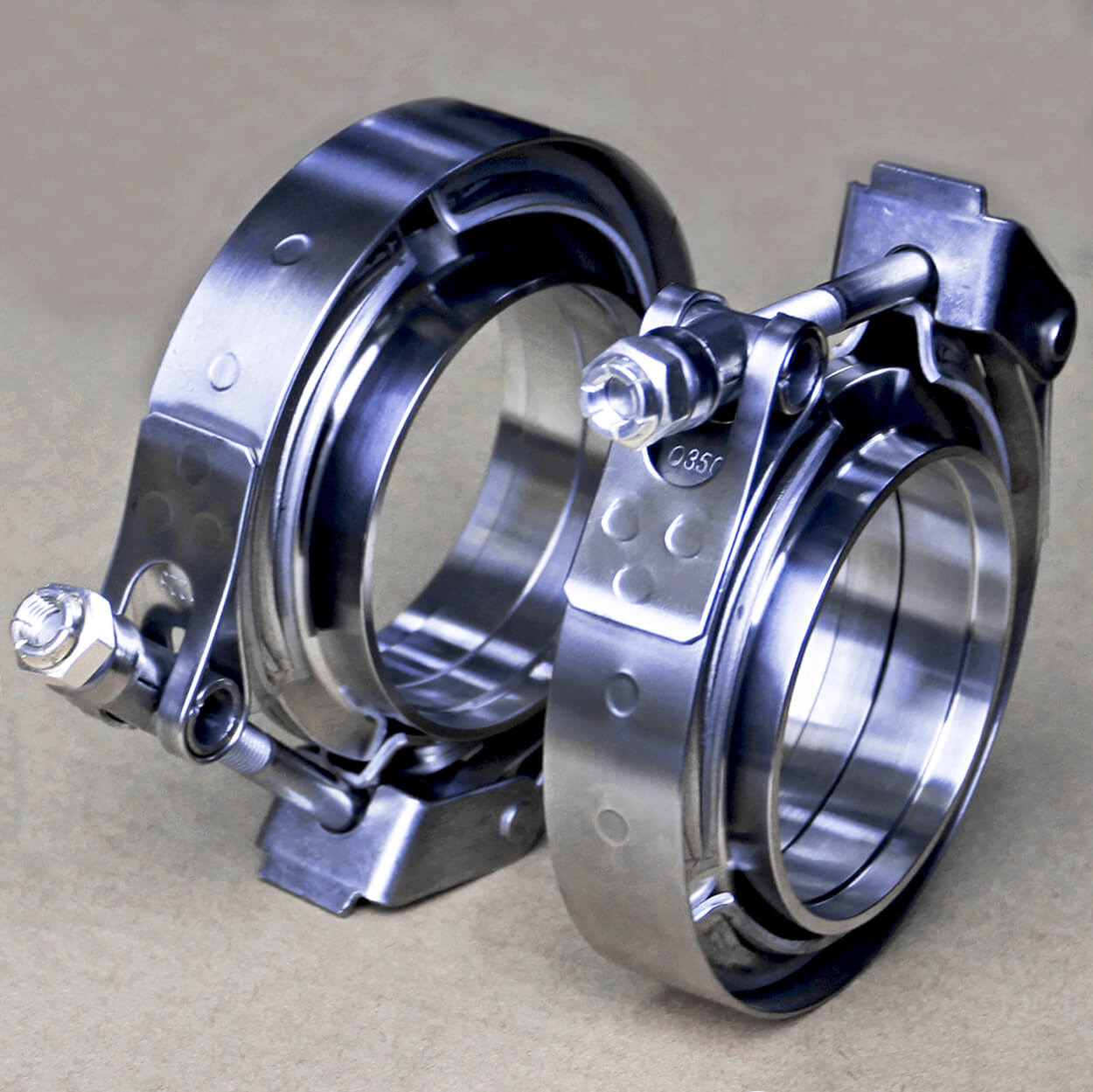 3Inch V-Band Flange Clamp Assembly for Exhaust DownPipe, Quick Release